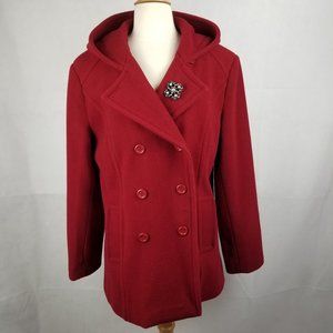 Apostrophe | Jackets & Coats | Red Winter Apostrophe Coat | Poshmark